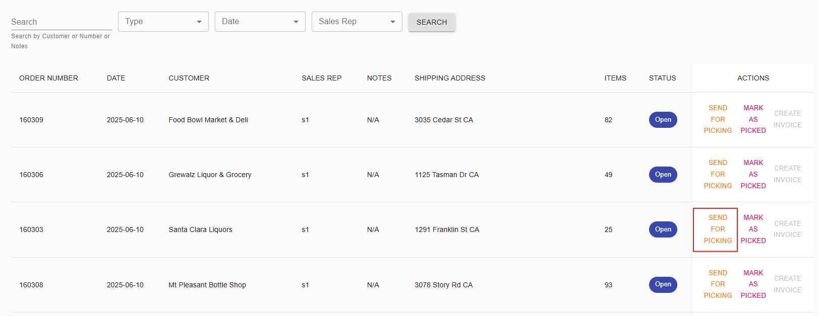How To Create A Packlist After Picking – inSitu Sales