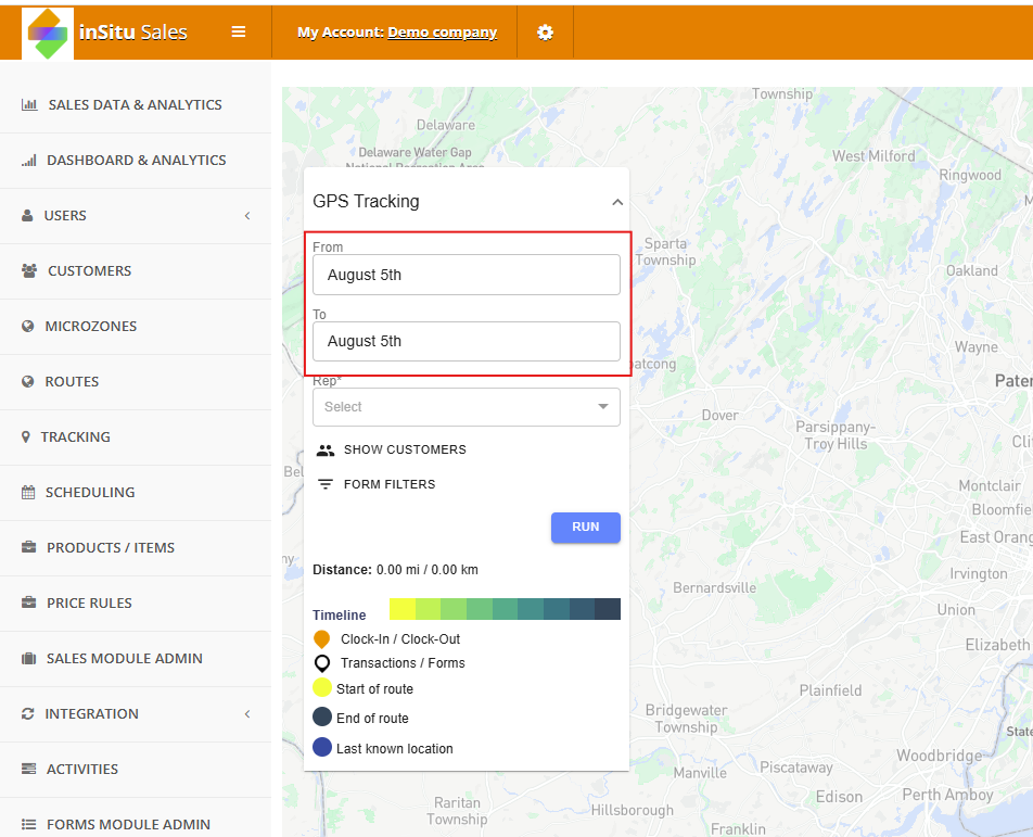 How To Track Sales Reps On Your Map (Admin Site) – inSitu Sales